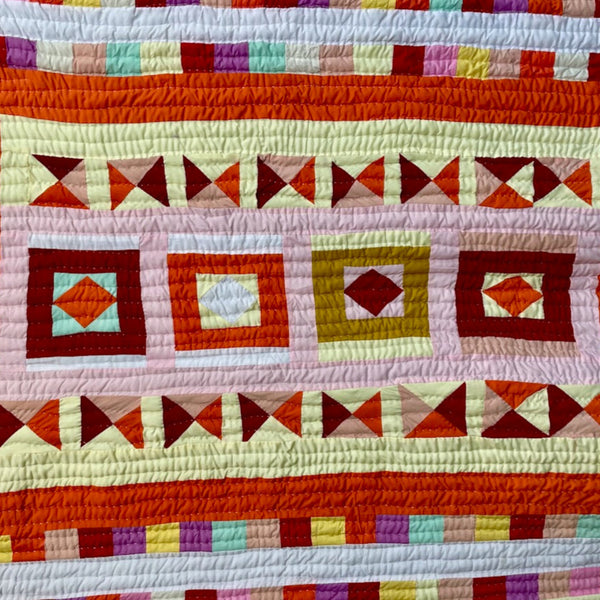 Fancy Quilt- Sunburst - QuiltsForKids